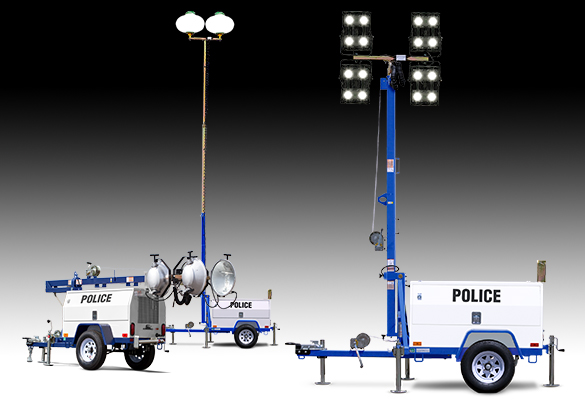 Laydown Light Towers for Public Safety - Wanco Inc.