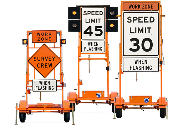 Fold-n-Go Sign Trailers - Wanco Inc.